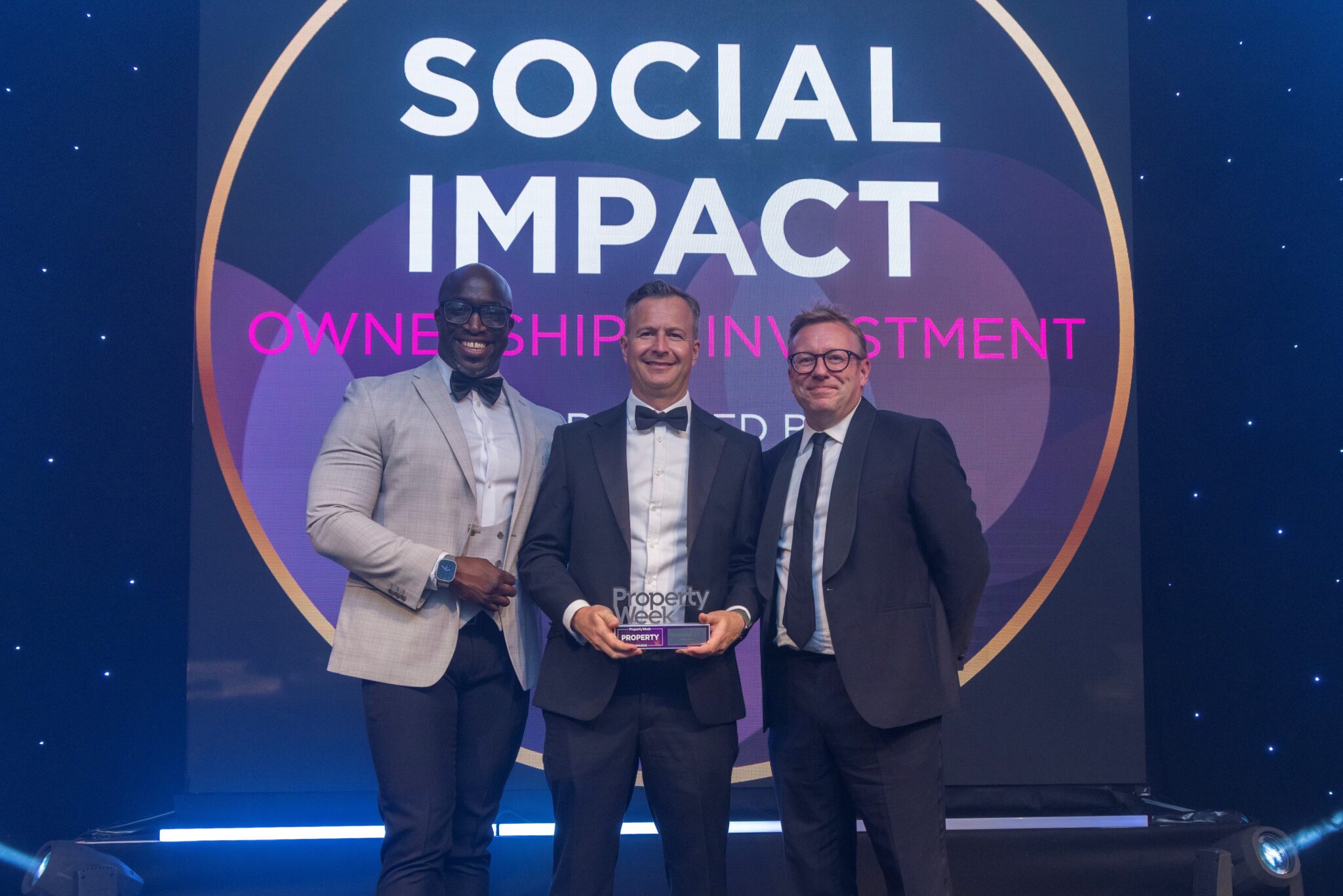 Winner of Social Impact ownership & Investment Award at the Property ...